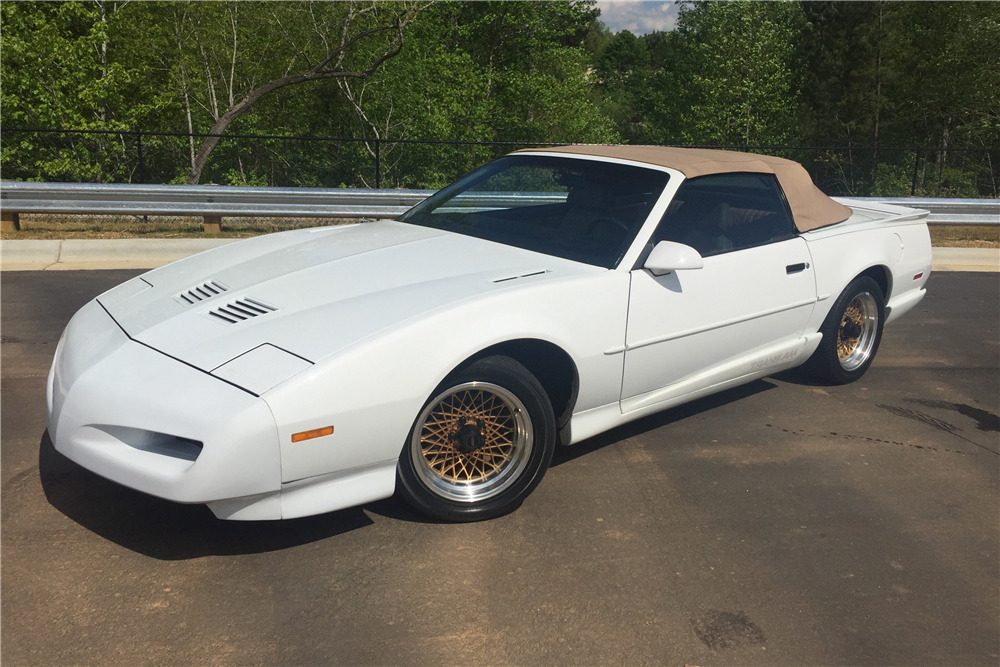 1991 PONTIAC FIREBIRD TRANS AM CONVERTIBLE - Front 3/4 - 207636