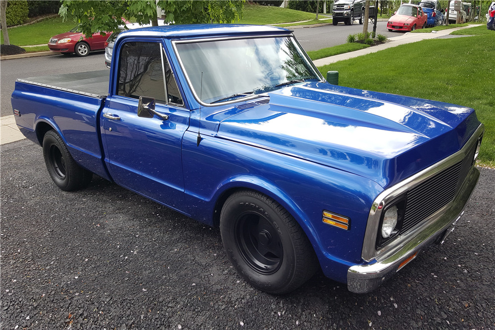 1972 Chevrolet C10 Custom Pickup Front 3 4 207886