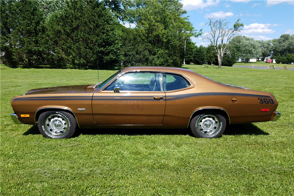 1974 PLYMOUTH DUSTER - Side Profile - 208797