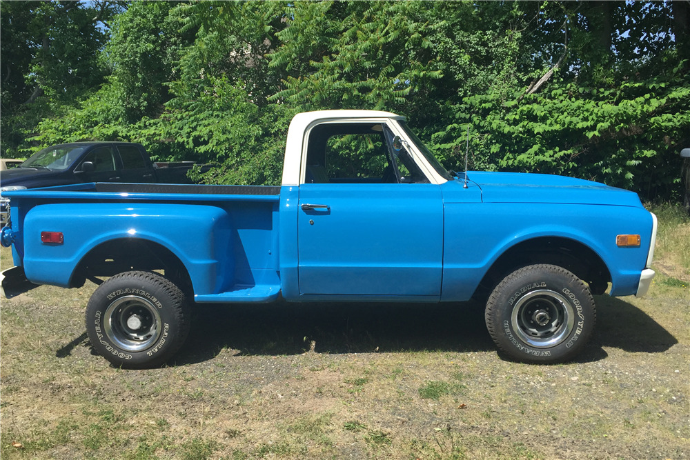 1971 CHEVROLET K10 PICKUP - Side Profile - 208952