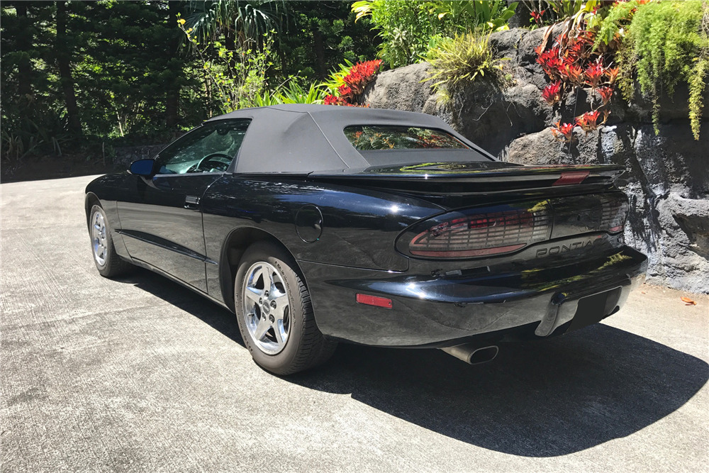 1997 PONTIAC FIREBIRD TRANS AM WS6 CONVERTIBLE - Rear 3/4 - 210317