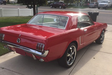 1965 FORD MUSTANG - Rear 3/4 - 210609