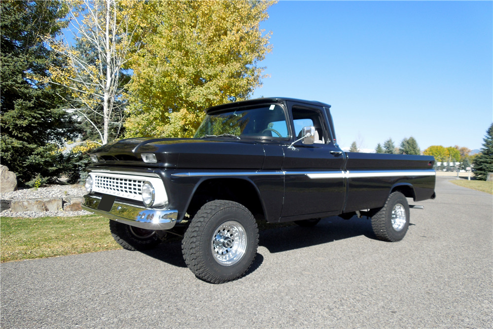 1963 CHEVROLET K10 CUSTOM 4X4 PICKUP - Front 3/4 - 212072