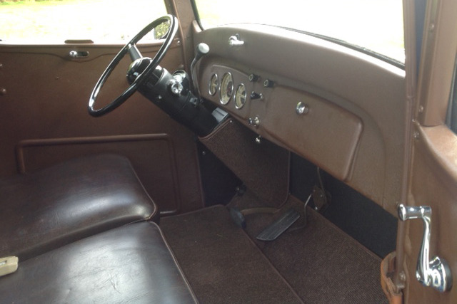 1936 CHEVROLET STEPSIDE CUSTOM PICKUP - Interior - 212359