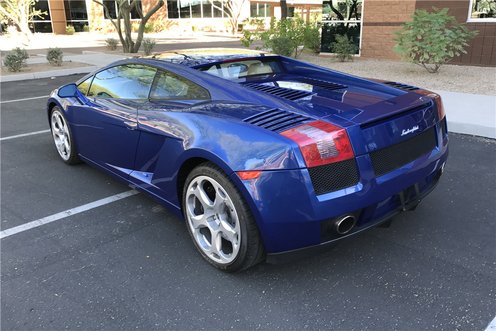 2004 LAMBORGHINI GALLARDO - Rear 3/4 - 212563