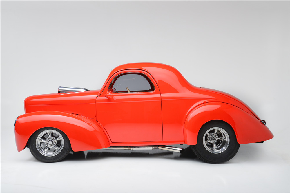1941 WILLYS AMERICAR CUSTOM COUPE - Side Profile - 212701