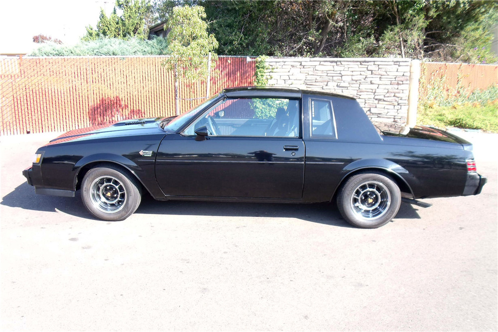 1987 BUICK GRAND NATIONAL - Side Profile - 212787