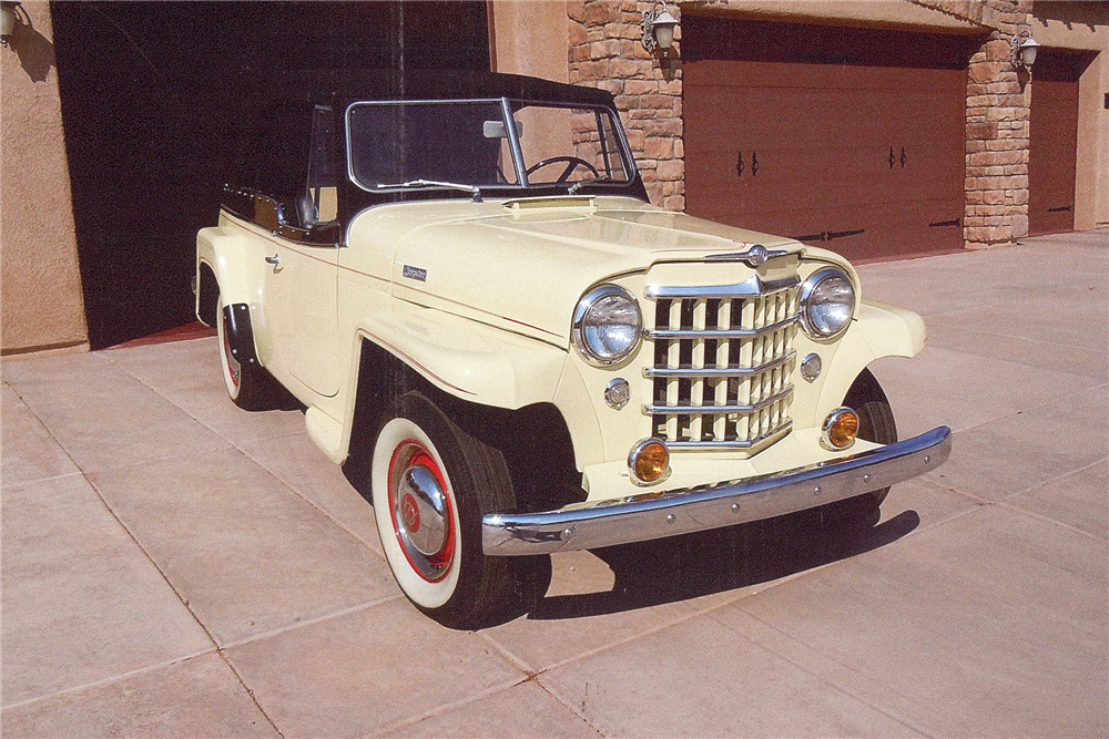 1950 WILLYS JEEPSTER CONVERTIBLE - Front 3/4 - 212790