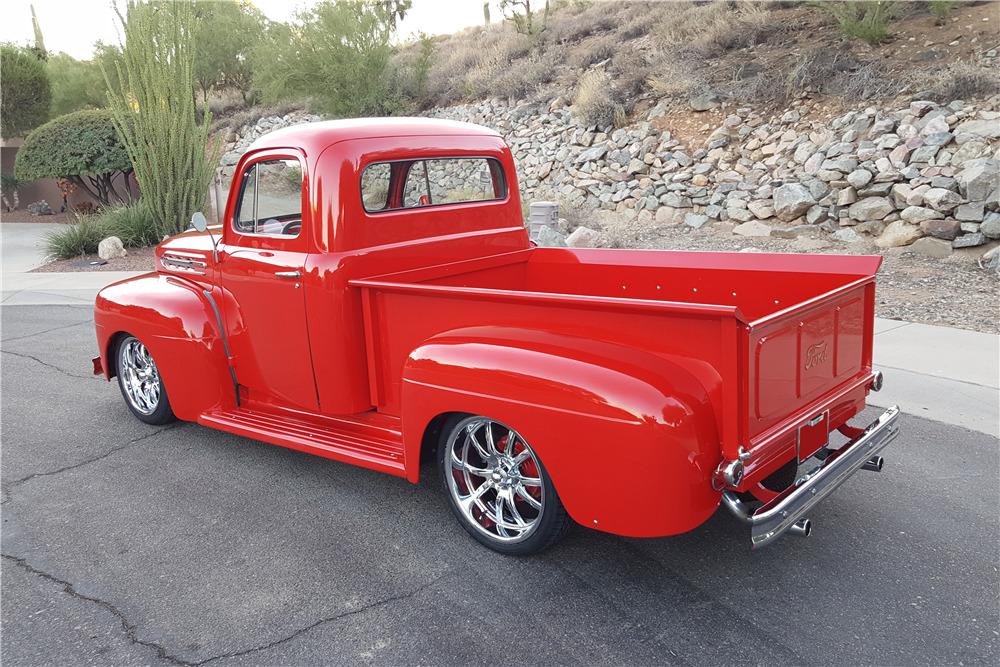 1951 FORD F-1 CUSTOM PICKUP - Rear 3/4 - 212901