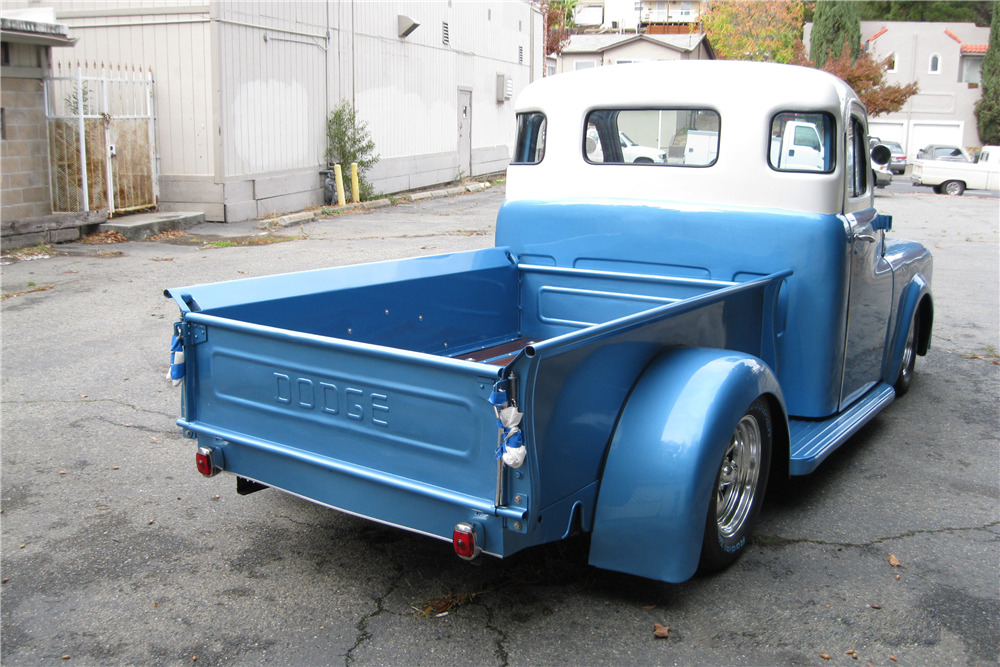 1951 DODGE B-3B CUSTOM PICKUP - Rear 3/4 - 213023