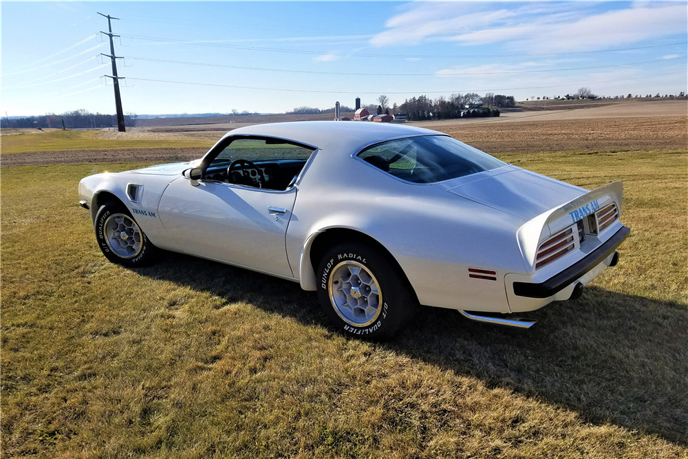 1974 PONTIAC TRANS AM 455 SUPER DUTY - Rear 3/4 - 213242