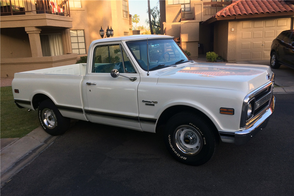 1969 CHEVROLET C-10 CUSTOM PICKUP - Side Profile - 213868