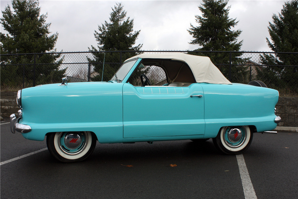 1955 NASH METROPOLITAN CONVERTIBLE - Side Profile - 214016