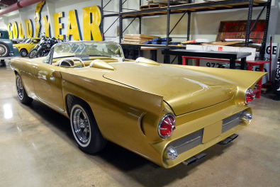 1957 FORD THUNDERBIRD CUSTOM CONVERTIBLE - Rear 3/4 - 214295