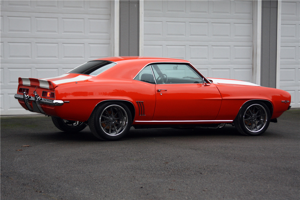 1969 CHEVROLET CAMARO CUSTOM COUPE - Side Profile - 214485