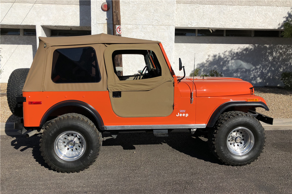1978 JEEP CJ-7 - Side Profile - 214553