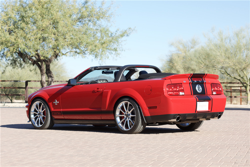 2008 FORD SHELBY GT500 SUPER SNAKE CONVERTIBLE - Rear 3/4 - 214608