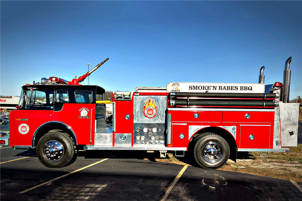 1977 FORD CUSTOM FIRE TRUCK - Side Profile - 215120