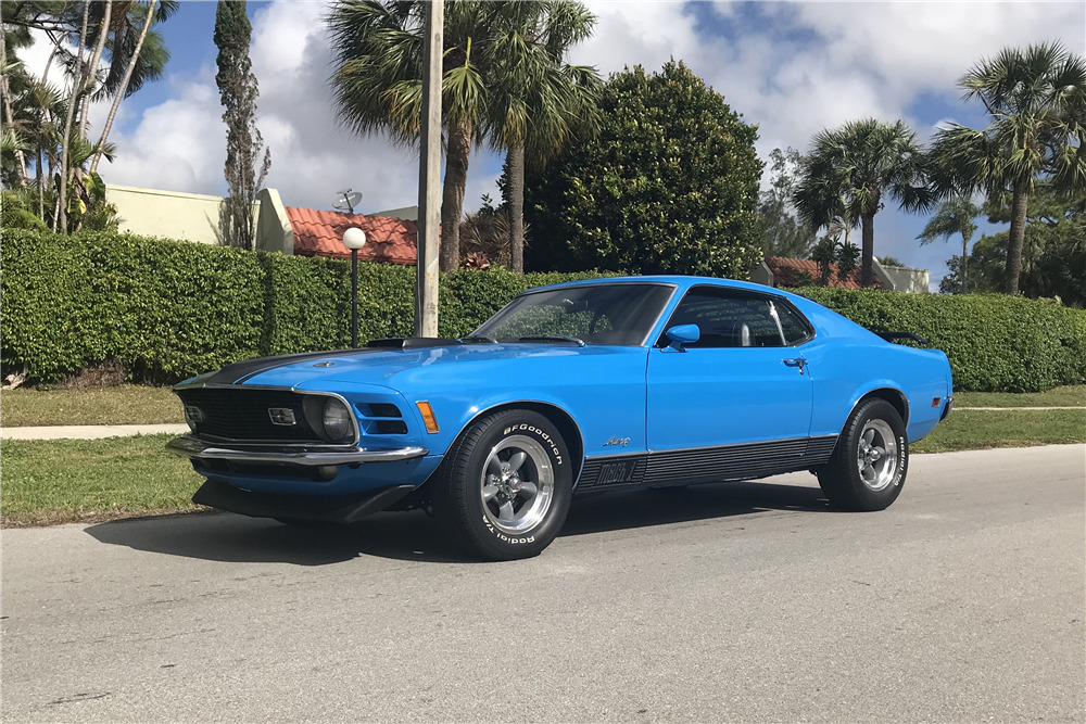 1970 FORD MUSTANG MACH 1 FASTBACK - Front 3/4 - 217919