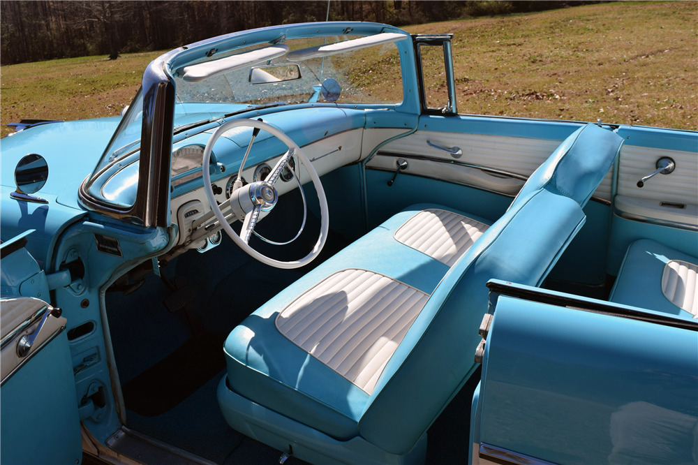 1955 Ford Sunliner Convertible Interior