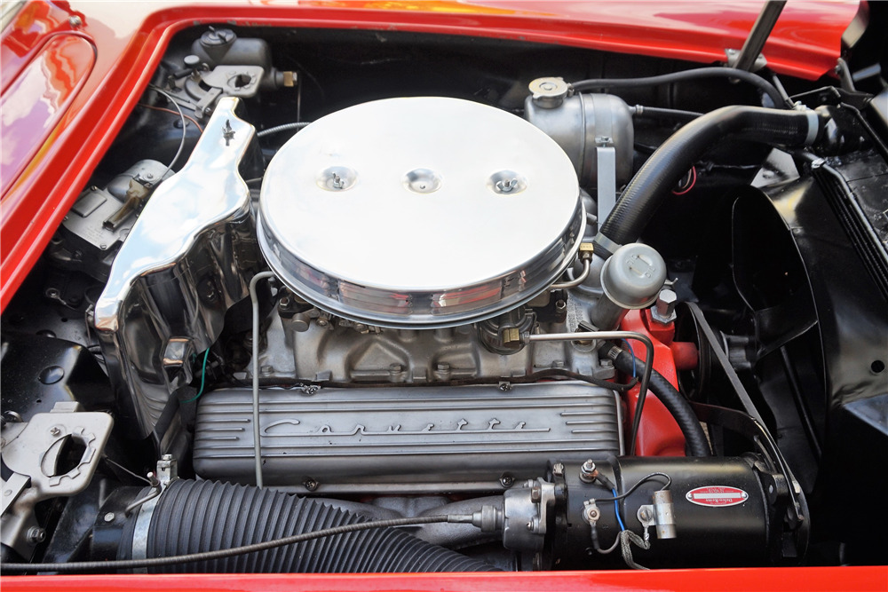 1961 CHEVROLET CORVETTE CONVERTIBLE - Engine - 218130