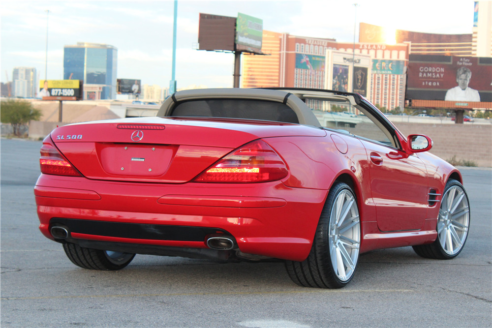 2003 MERCEDES-BENZ SL500 AMG ROADSTER - Rear 3/4 - 218225
