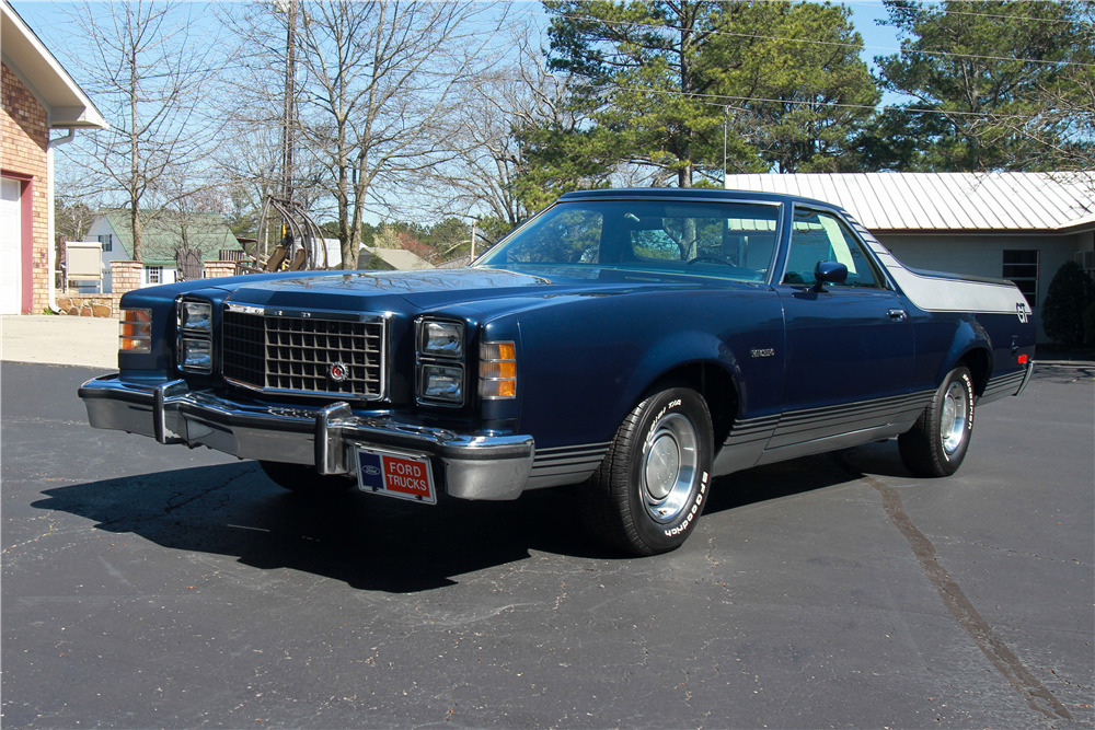 1979 FORD RANCHERO GT PICKUP - Front 3/4 - 218453