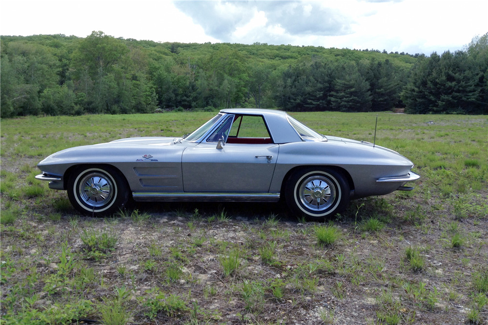 1964 CHEVROLET CORVETTE 327/375 CONVERTIBLE - Side Profile - 218790