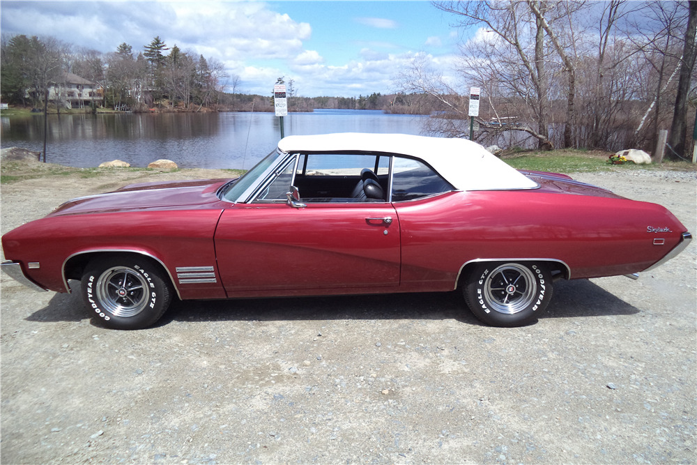 1968 BUICK SKYLARK CONVERTIBLE - Side Profile - 219895