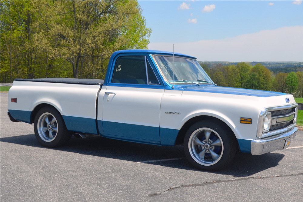 1970 CHEVROLET C10 CUSTOM PICKUP - Side Profile - 219971