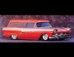 1957 FORD "INTRUDER" CUSTOM WAGON - - 22023