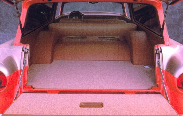 1957 FORD "INTRUDER" CUSTOM WAGON - Rear 3/4 - 22023