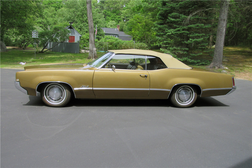 1969 OLDSMOBILE DELTA 88 CONVERTIBLE - Side Profile - 220544