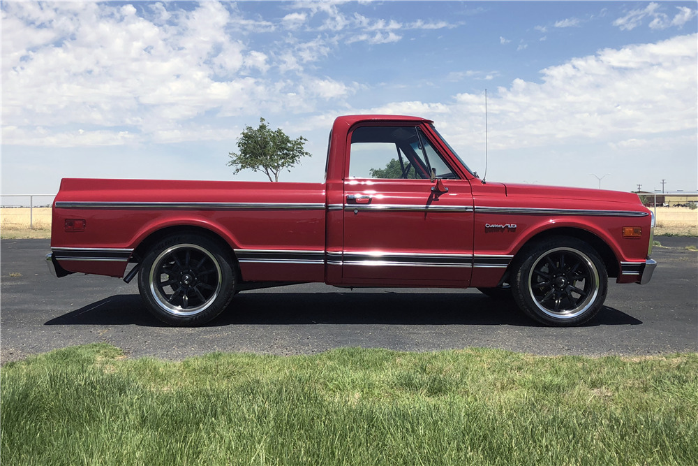 1971 CHEVROLET C10 PICKUP - Side Profile - 221866