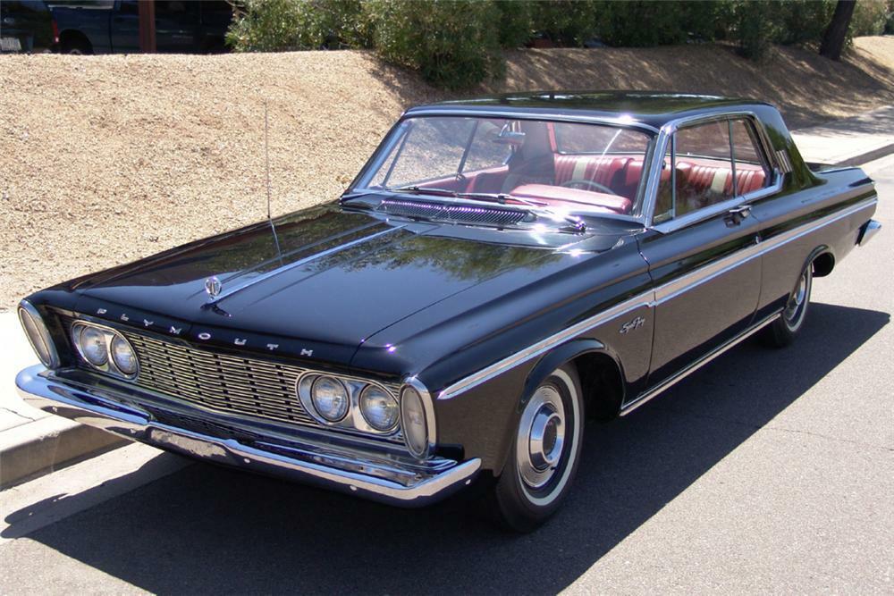 1963 PLYMOUTH SPORT FURY SUPER STOCK 2 DOOR HARD TOP - Side Profile - 22216