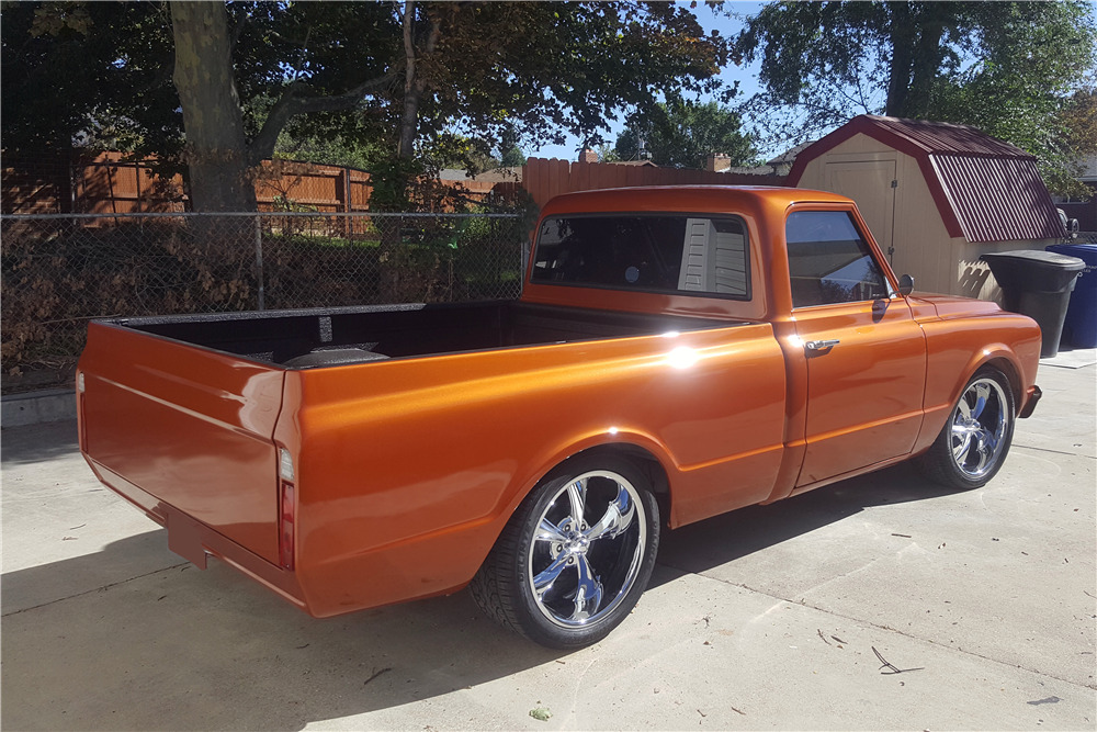 1970 CHEVROLET C10 CUSTOM PICKUP - Rear 3/4 - 222224