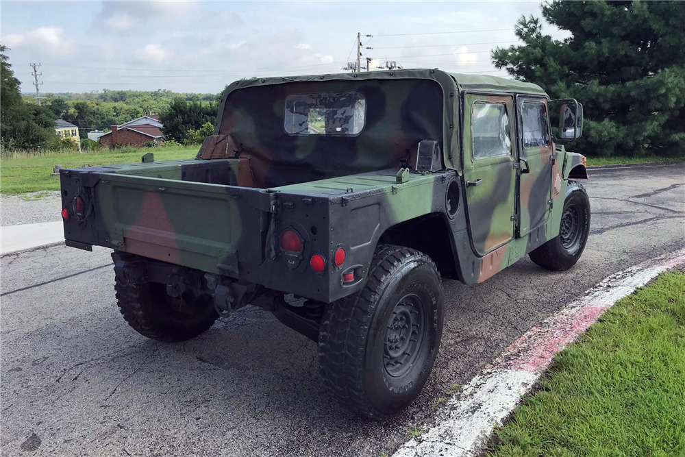 1988 AM GENERAL HUMMER - Rear 3/4 - 222367