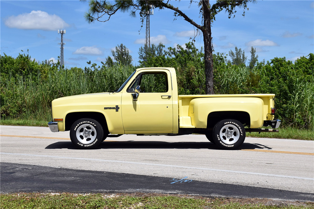 1987 CHEVROLET R10 PICKUP - Side Profile - 222748