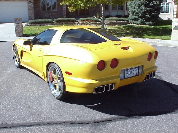 2002 CHEVROLET CORVETTE ZO6 CUSTOM COUPE - Rear 3/4 - 22363
