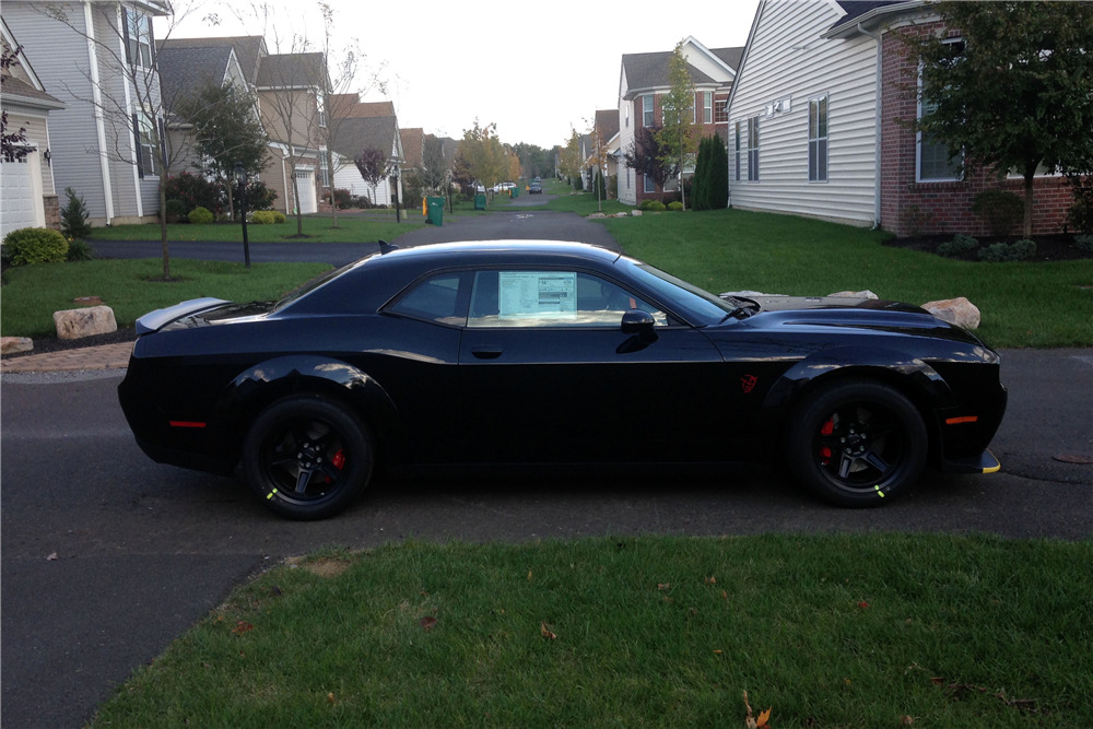 2018 DODGE CHALLENGER SRT DEMON - Side Profile - 224066
