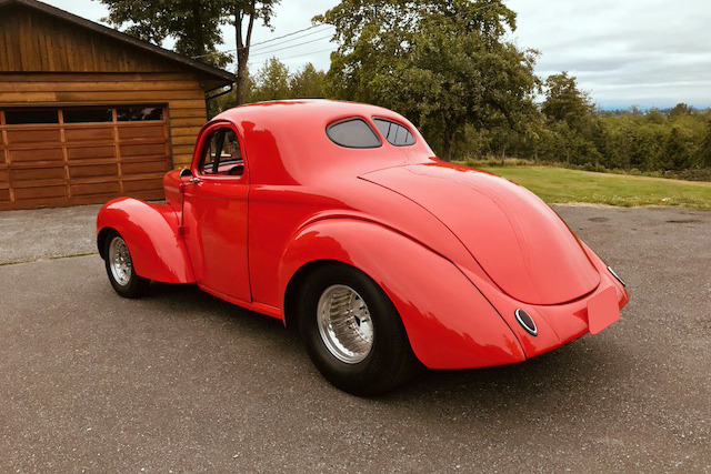 1941 WILLYS CUSTOM COUPE - Rear 3/4 - 224649