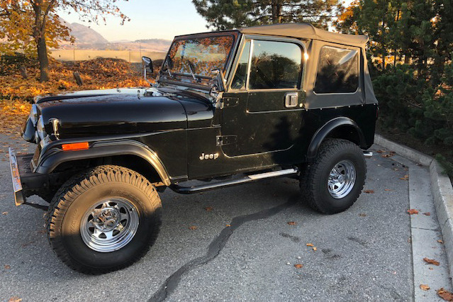 1985 JEEP CJ7 CONVERTIBLE - Side Profile - 224718