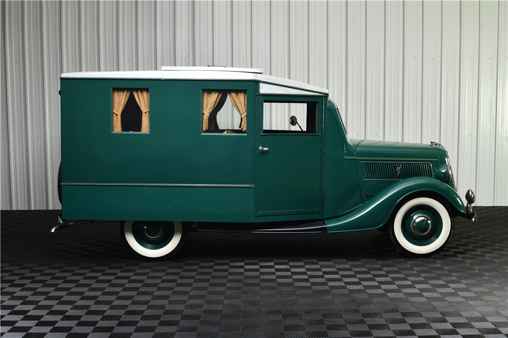 1937 FORD HOUSECAR CAMPER - Side Profile - 224762