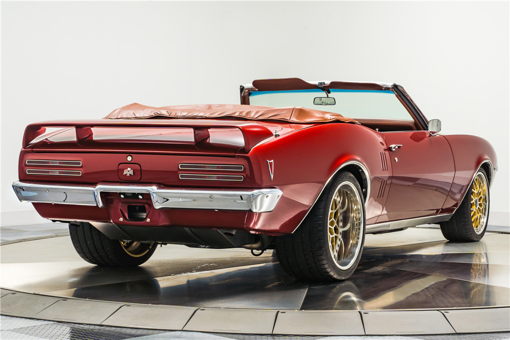 1968 PONTIAC FIREBIRD CUSTOM CONVERTIBLE - Rear 3/4 - 224946