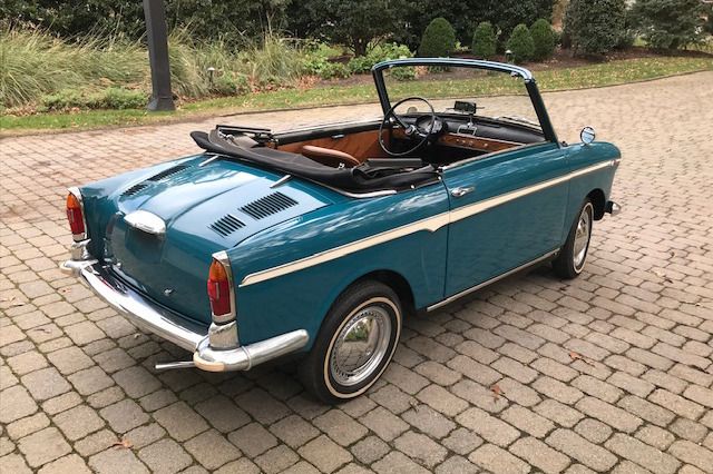 1969 AUTOBIANCHI BIANCHINA CONVERTIBLE - Rear 3/4 - 225474