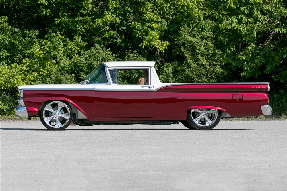 1959 FORD RANCHERO CUSTOM PICKUP - Side Profile - 225483
