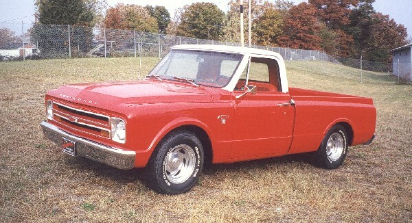 1967 CHEVROLET SHORT BOX PICKUP - Side Profile - 22784