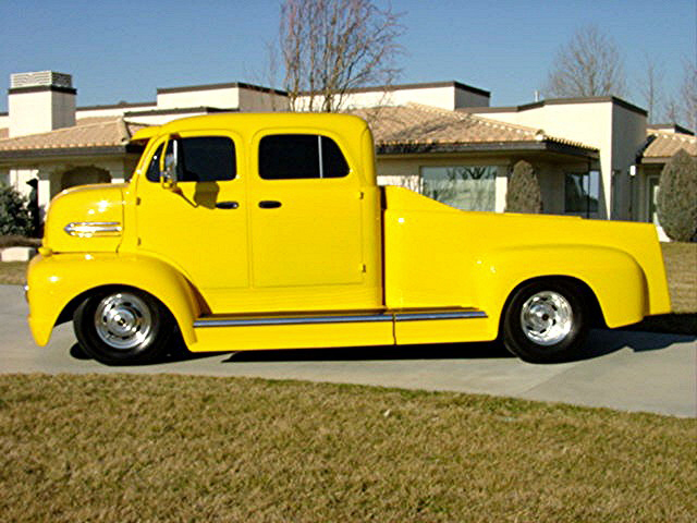 1951 FORD C5 PUG CUSTOM TRUCK - Side Profile - 22833