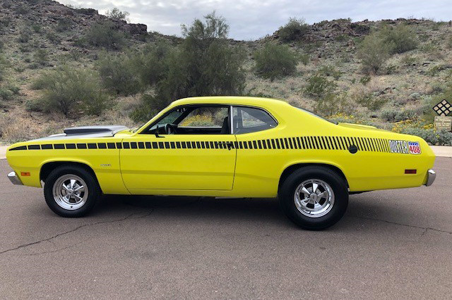1971 PLYMOUTH DUSTER CUSTOM COUPE - Side Profile - 228724
