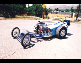 1960 CHASSIS RESEARCH DRAGSTER RAIL - - 22891